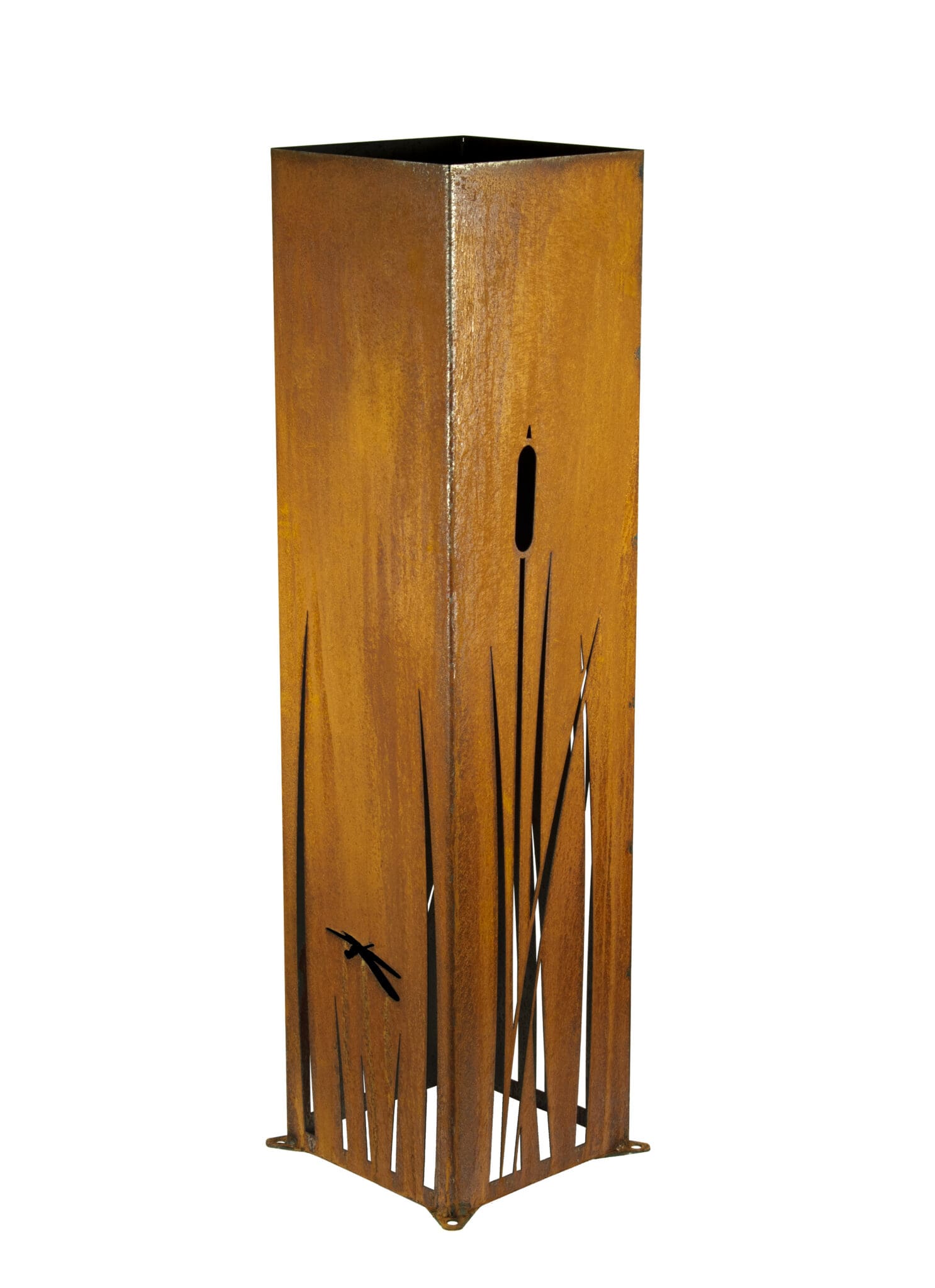 Dragonflies Garden Column | C409 - Metal Garden Art