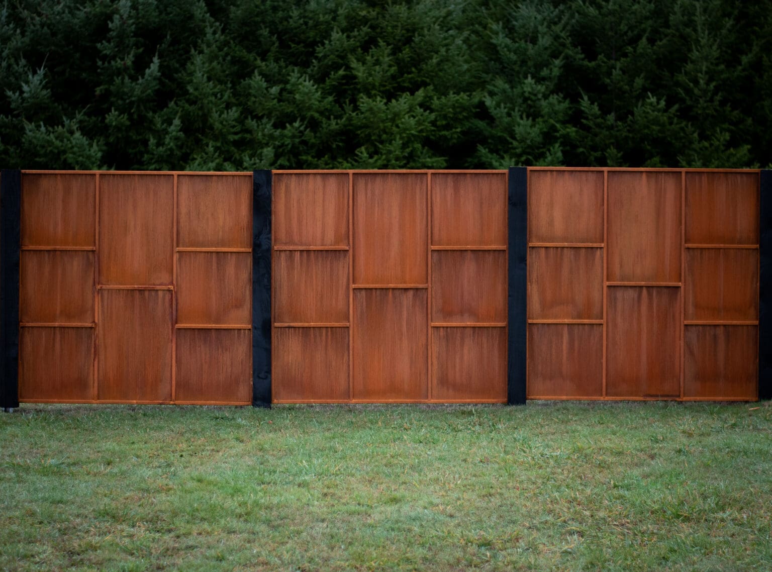 Corten Steel Fence System: Cortura Corten Steel Fence System