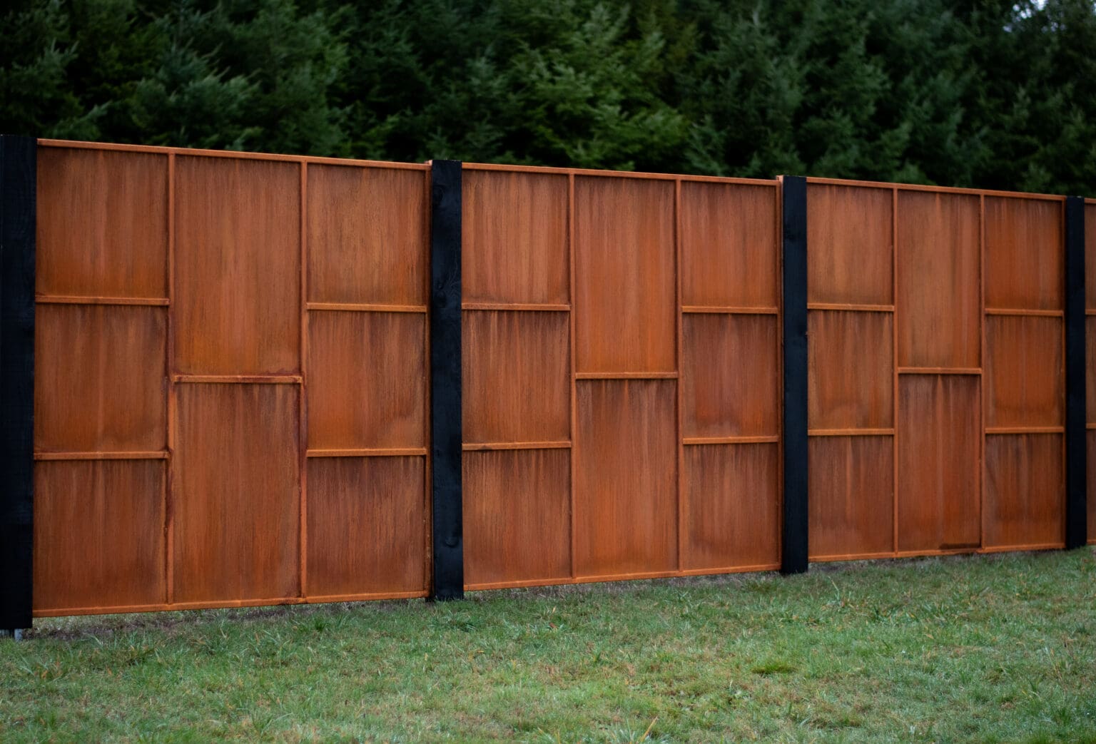 Corten Steel Fence System: Cortura Corten Steel Fence System